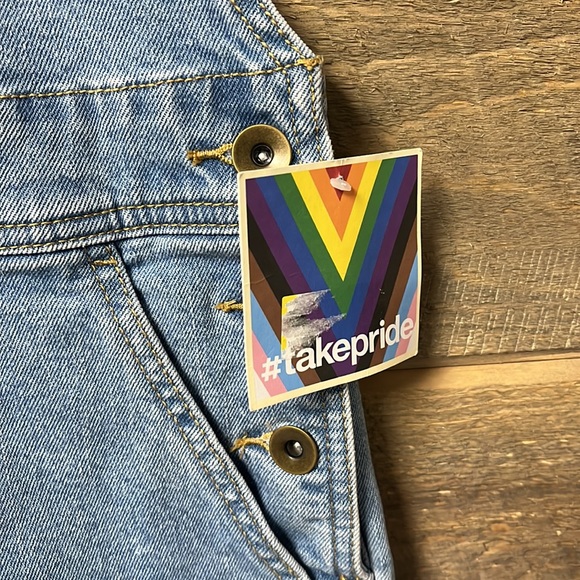 Target | Pants & Jumpsuits | Nwt Pride Target Rainbow Queen Shortalls ...